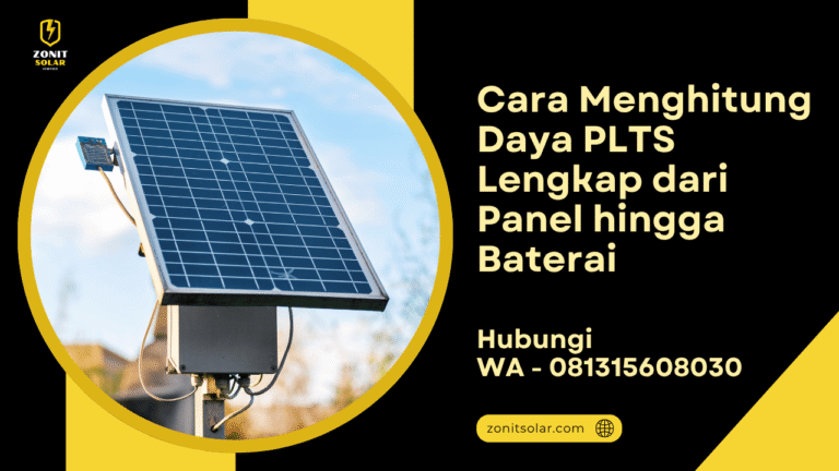 Cara Menghitung Daya PLTS Lengkap dari Panel hingga Baterai - ZONITSOLAR
